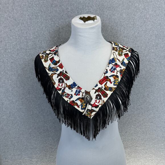 Unbranded | Accessories | Vintage Western Yoke Shoulder Shawl Cowboy ...